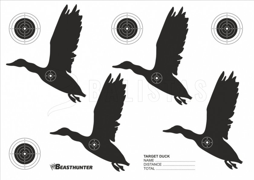 Review: Beast Hunter Duck Silhouette Target 10pcs | Balistas.com
