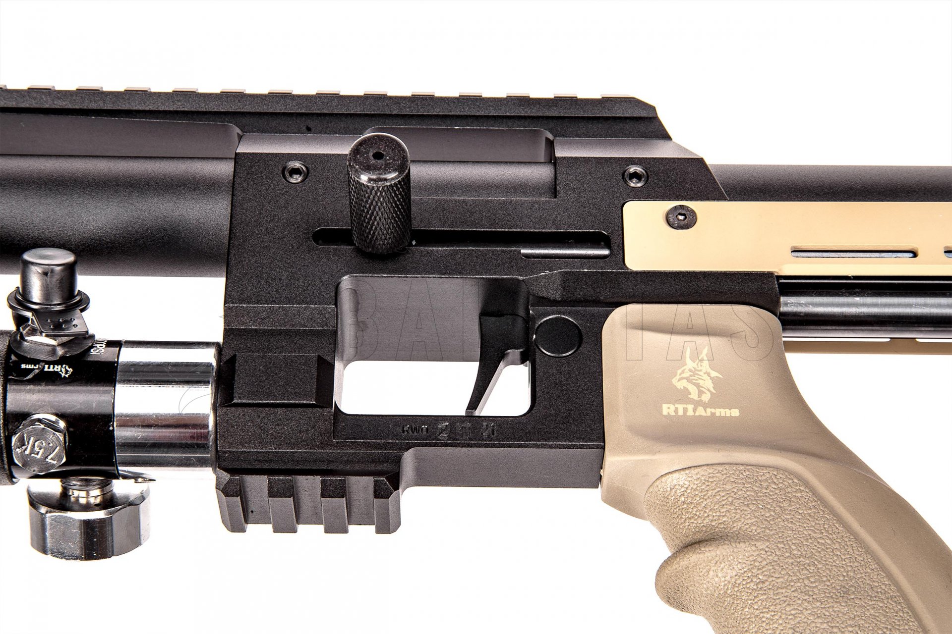 Air rifle RTI Priest II 6,35mm cerakote | Balistas.com