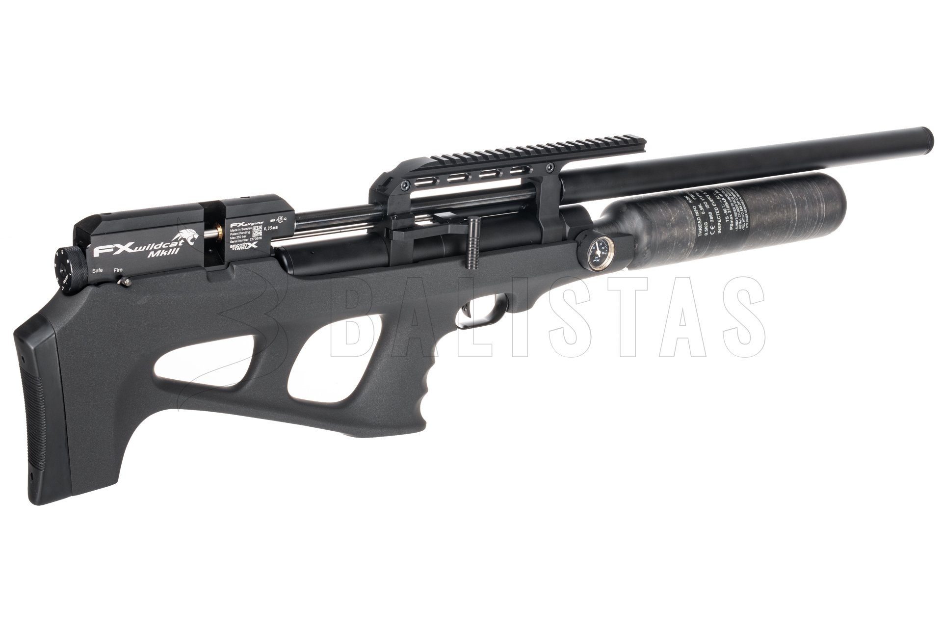 FX Wildcat MKIII BT Sniper 6,35mm PCP Air Rifle | Balistas.com