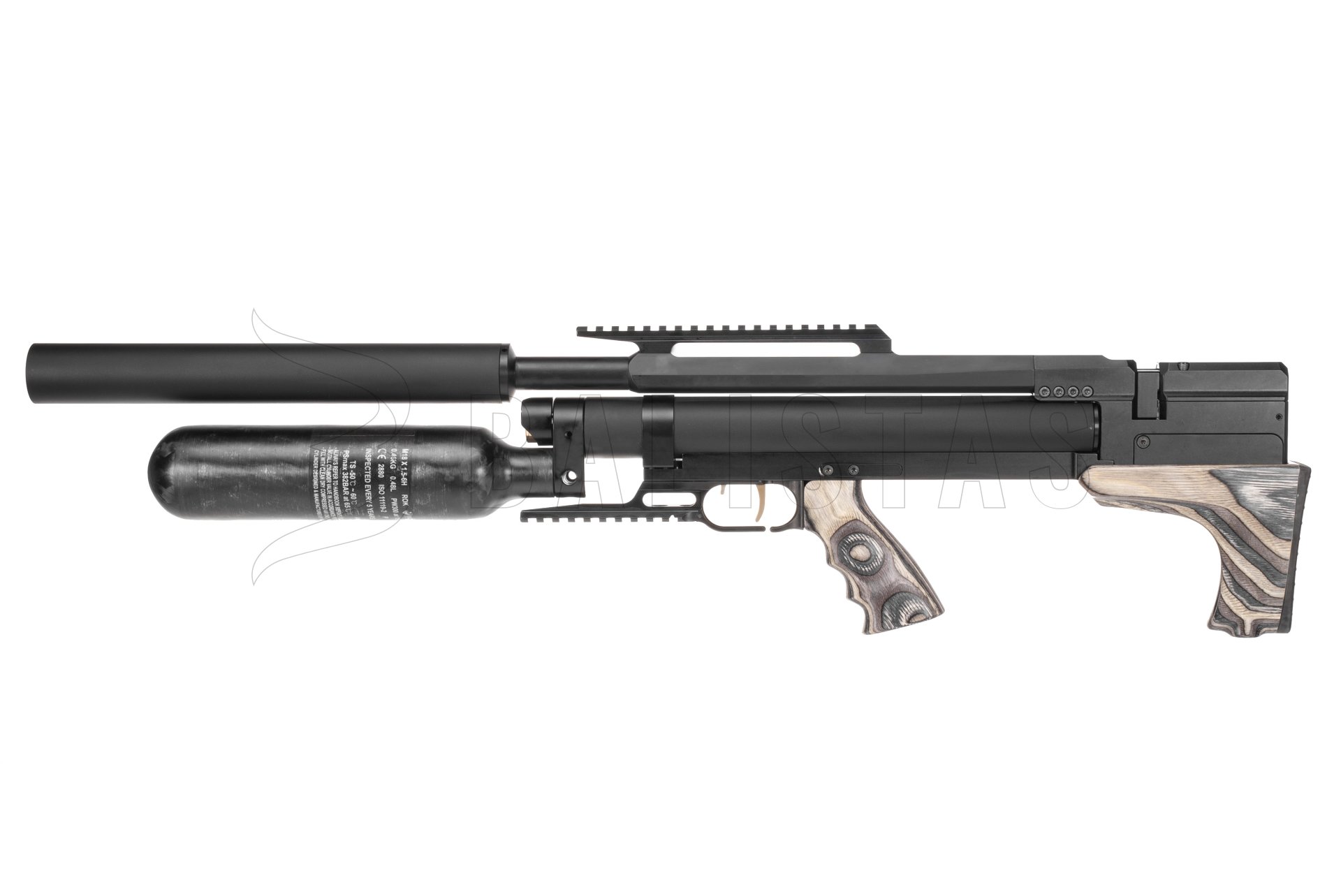 Taipan Veteran II Tactical 550mm 5,5mm Laminate PCP Air Rifle ...