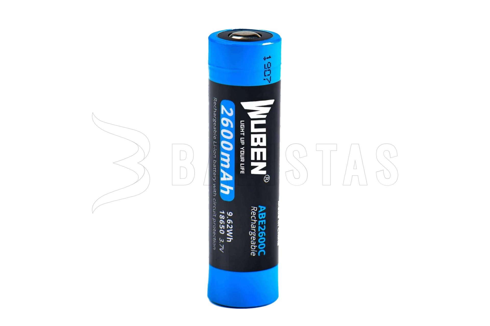 Battery Wuben 2600B/18650 Li-Ion 2600mAh | Balistas.com