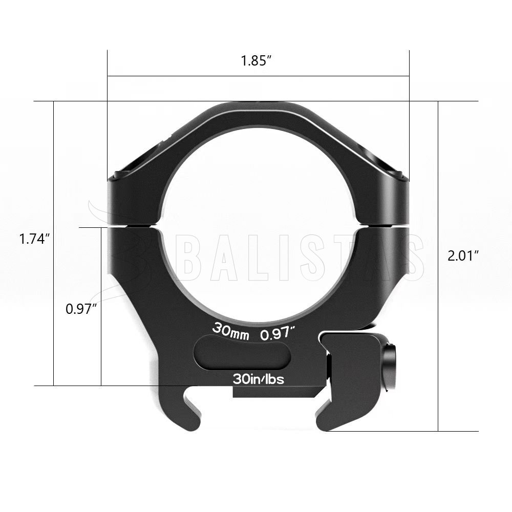 Arken Halo 22mm/30mm low scope rings | Balistas.com