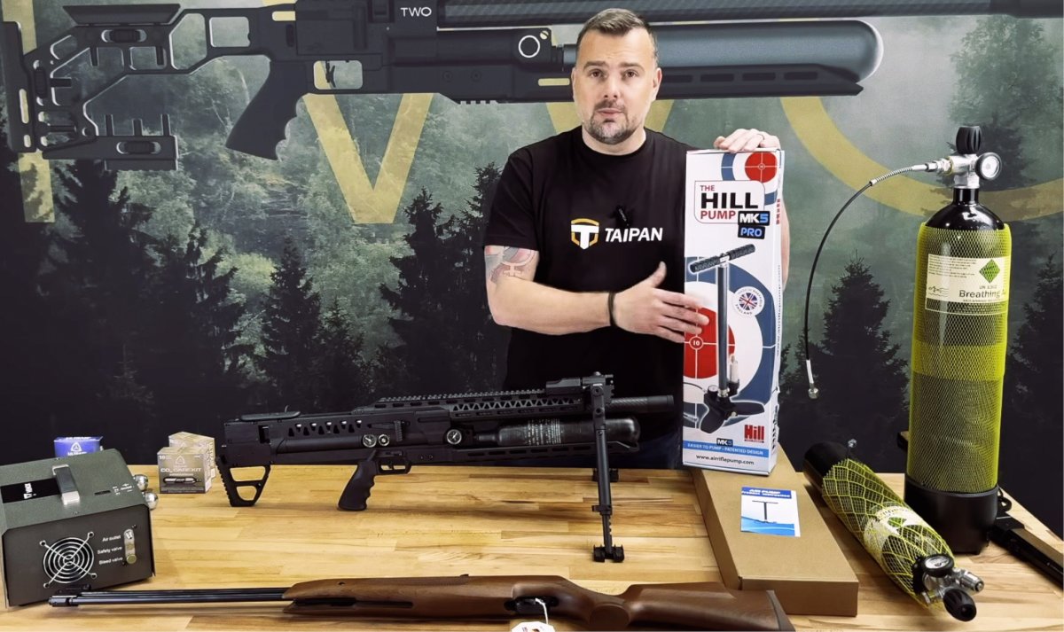 Taipan Veteran II Tactical 700mm 5,5mm Synthetic PCP Air Rifle ...